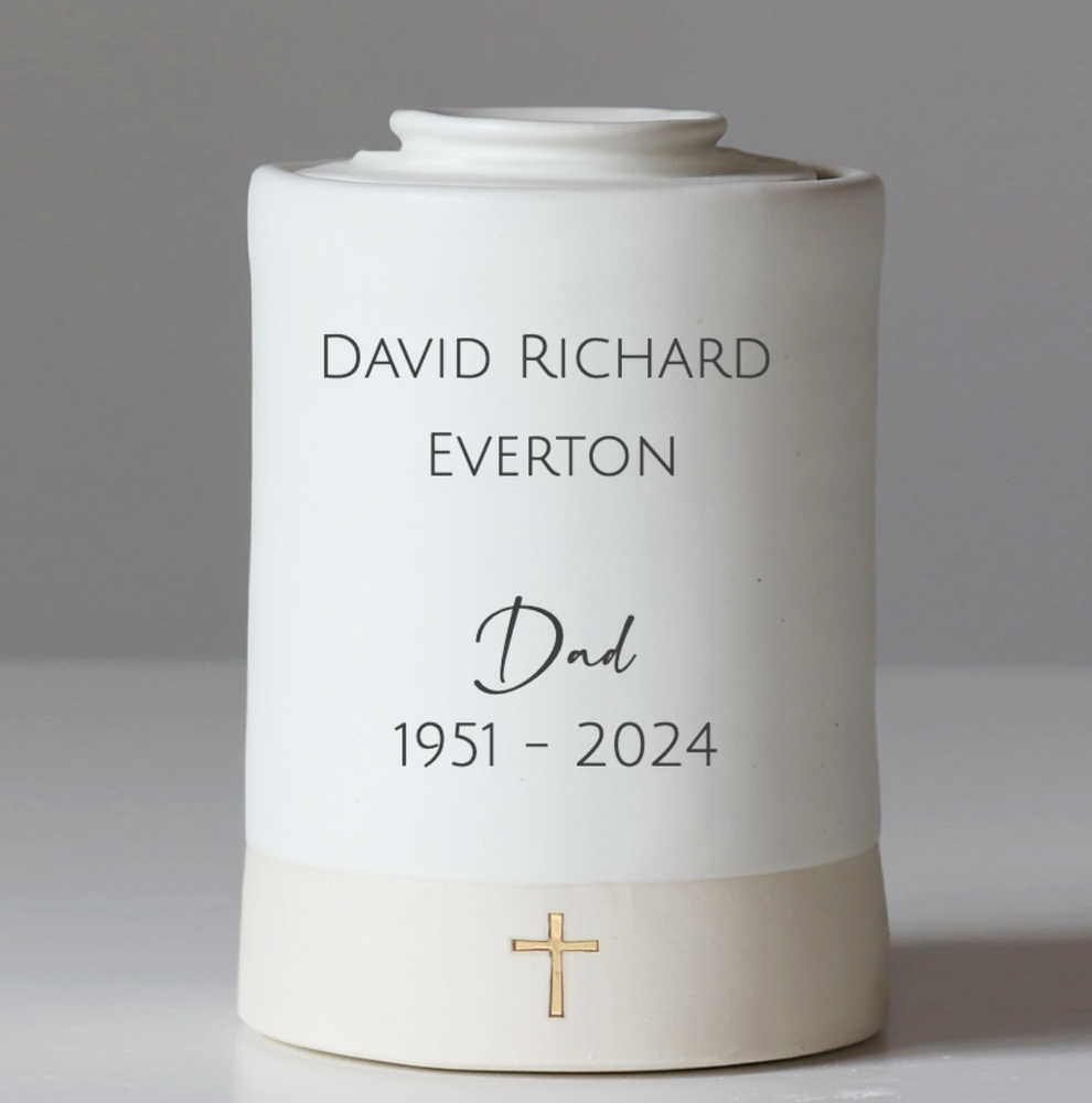 Handmade Custom Adult Urn – modern pottery urn